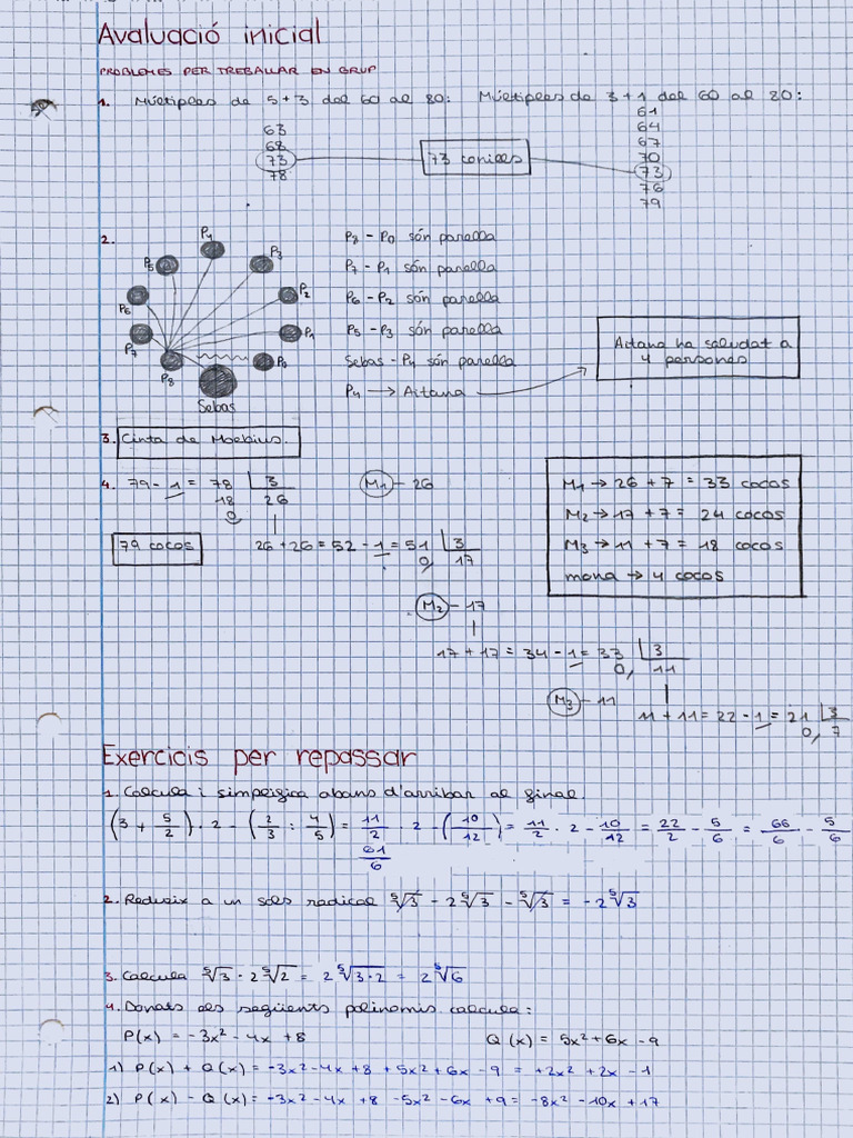 Avaluació Inicial | PDF