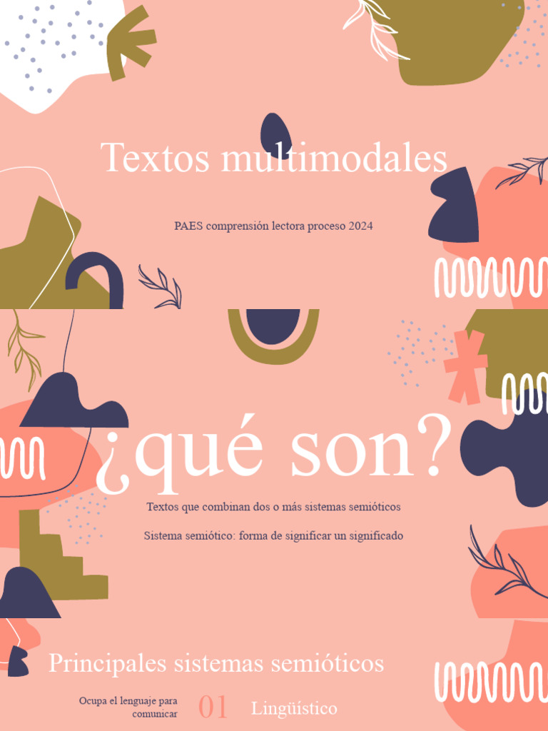 textos multimodales [PAES comprensión lectora] | PDF