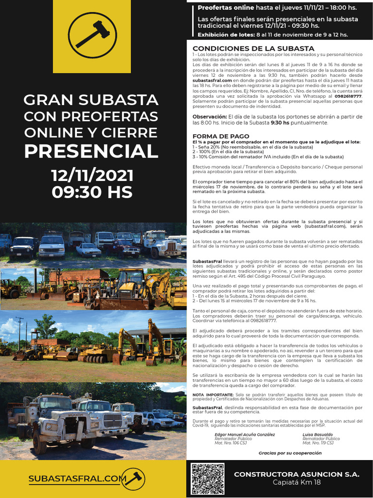 Catalogo de Ventas Subasta | PDF | Subasta | Caballo de fuerza