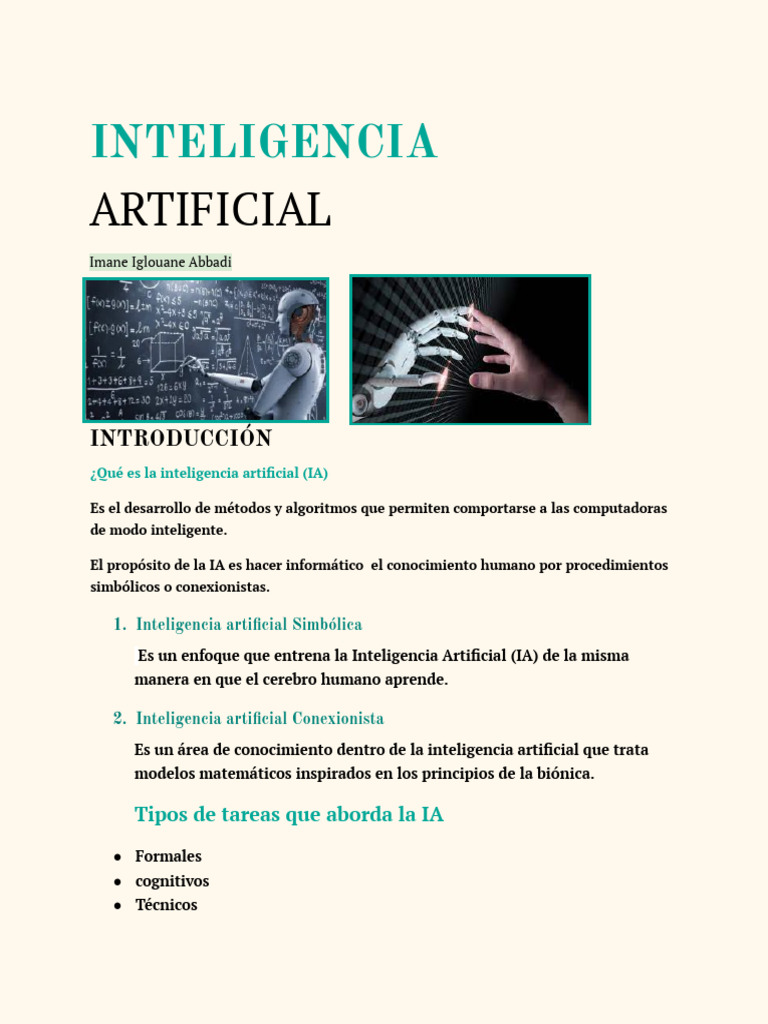 Inteligencia Artificial | Descargar gratis PDF | Inteligencia artificial | Inteligencia (IA) y ...