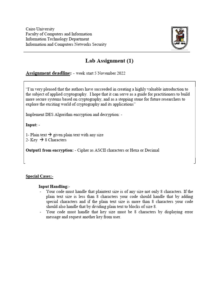 DES Assignment | PDF
