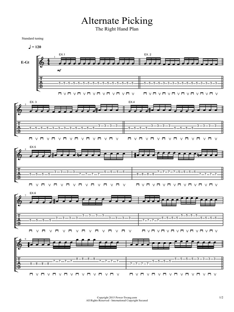 1 Alternate Picking | PDF