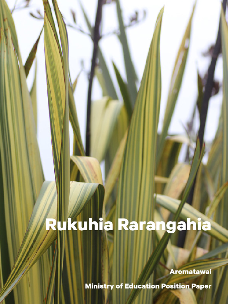 Rukuhia Rarangahia: Aromatawai Framework | PDF