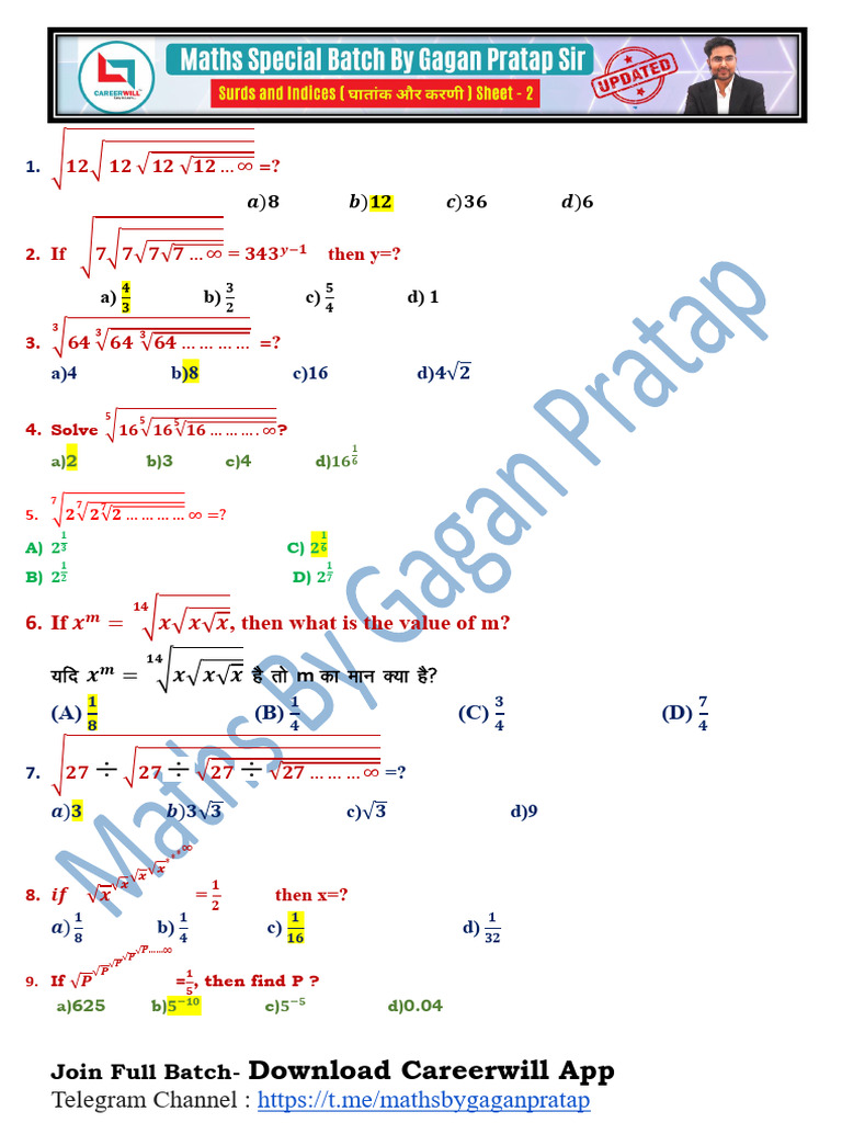 1662038892-Surds Indices 2 | PDF