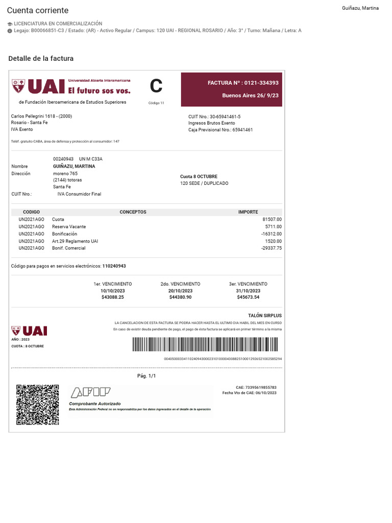 Mi UAI - Universidad Abierta Interamericana | PDF