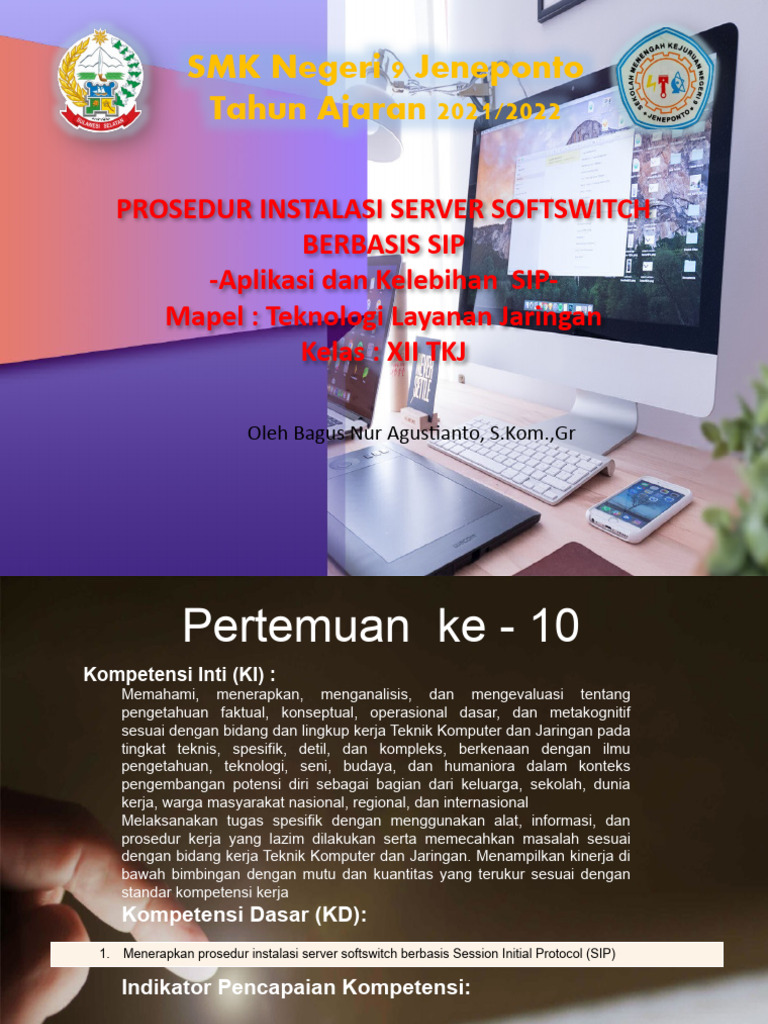 Aplikasi Dan Kelebihan SIP Mapel TLJ Pertemuan Kesepuluh | PDF | Komputer