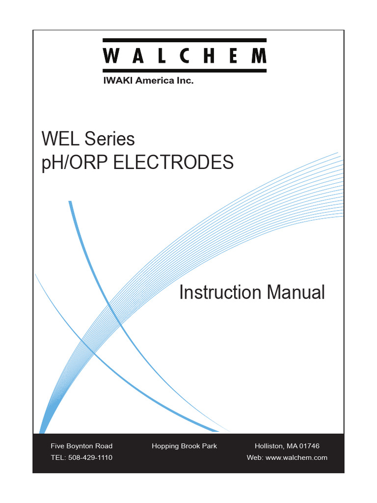WEL Electrodes Manual | PDF | Ph | Electrical Connector