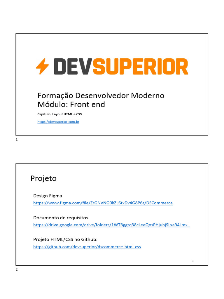 01 Layout HTML e CSS | PDF 01 Layout HTML e CSS | PDF