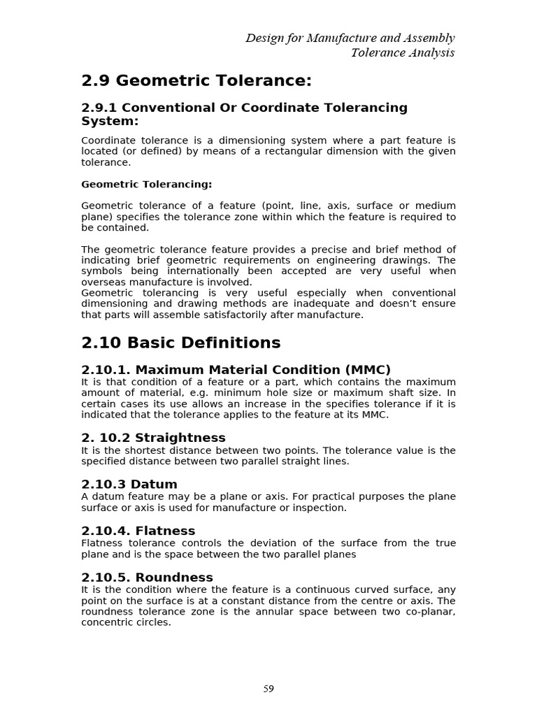 Geometric Tolerancing Guide | PDF | Engineering Tolerance | Cartesian ...