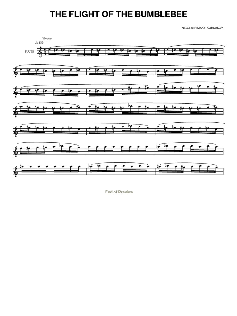 The Flight of The Bumblebee | PDF