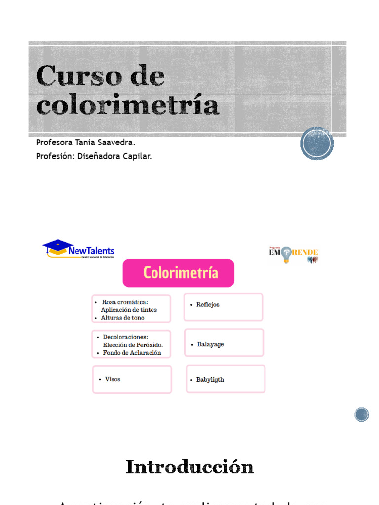 Curso de Colorimetría | PDF | Color | Amarillo