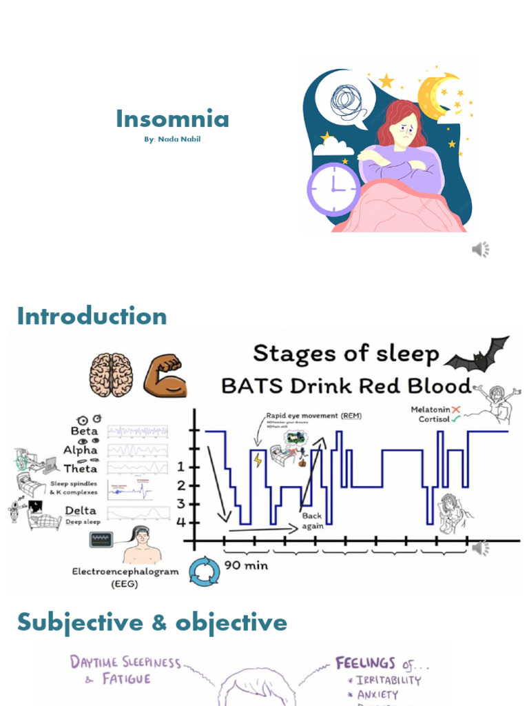 Insomnia Pdf Insomnia Sleep