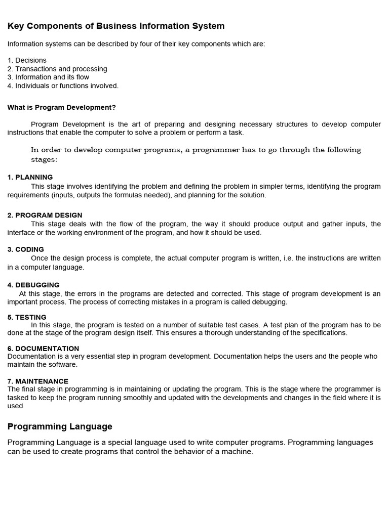 ComProg Notes | PDF | Computer Program | Programming