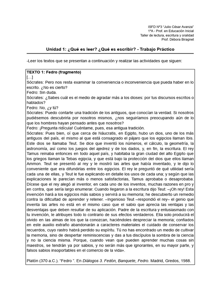 Taller LEO - TP 1 | PDF