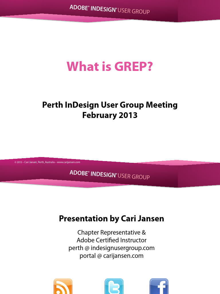 Grep Indesign | PDF | Regular Expression | Adobe In Design