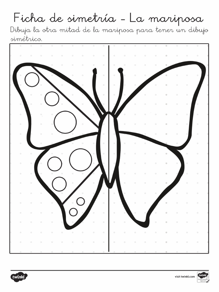 ES T T 10468 Ficha de Simetria El Diseno de Las Alas de La Mariposa | PDF