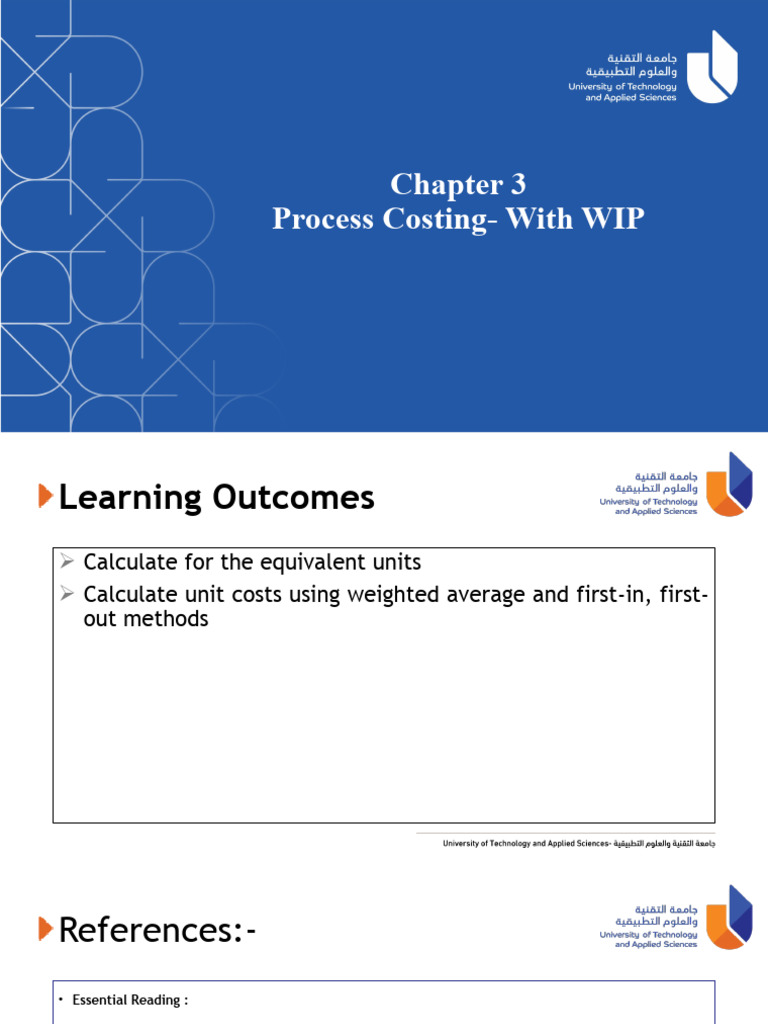 Chapter 3 - Process Costing - With WIP | PDF | Inventory | Financial Economics