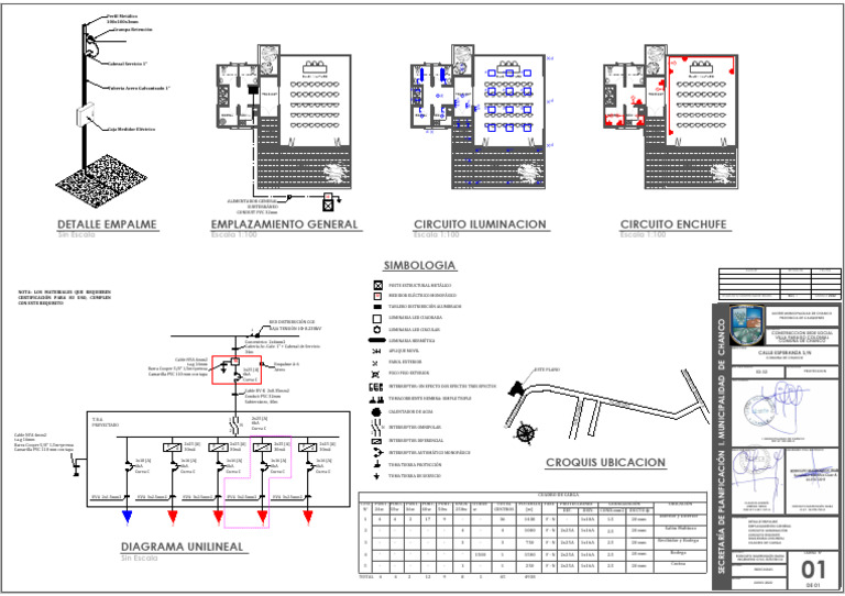 Plano Electrico | PDF | Materiales | Materiales de construcción