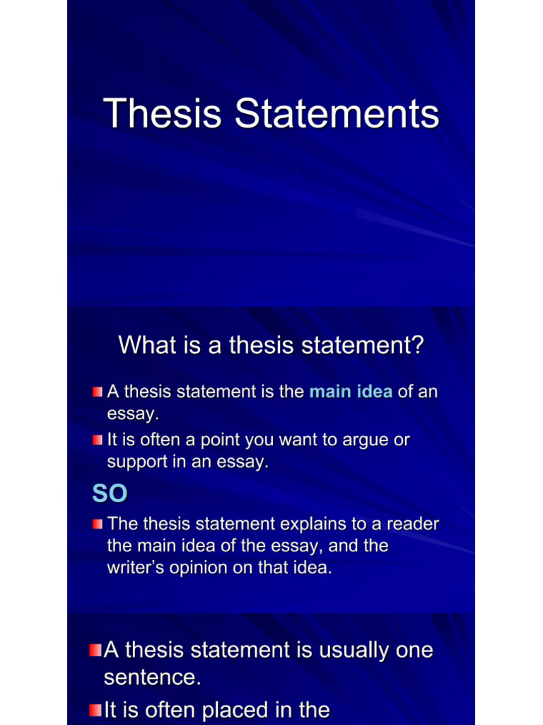 Creative Non-Fiction-Thesis Statement | PDF