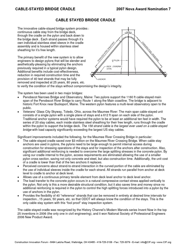 07 - Suspension Bridge Cable-Stayed Cradle | PDF | Building Engineering ...