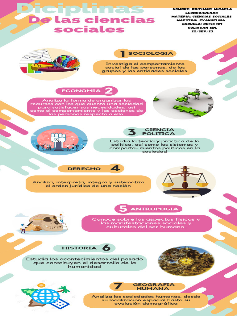 Infografía Ciencias Sociales | PDF | Producto (Negocio) | Comportamiento