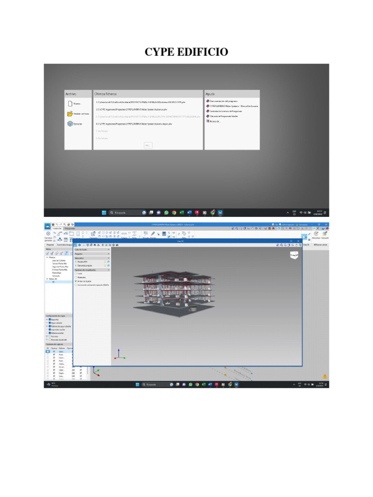 Cype Modelado Departamento y Edificio | PDF