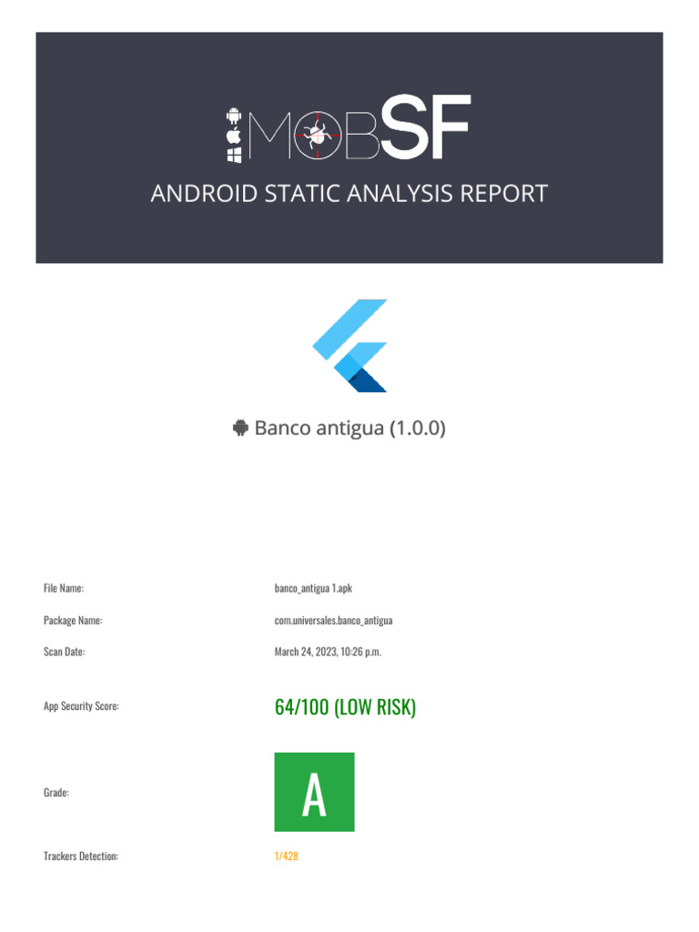 MobSF Static Analysis Report | PDF | Secure Communication | Crime ... MobSF Static Analysis Report | PDF | Secure Communication | Crime ...