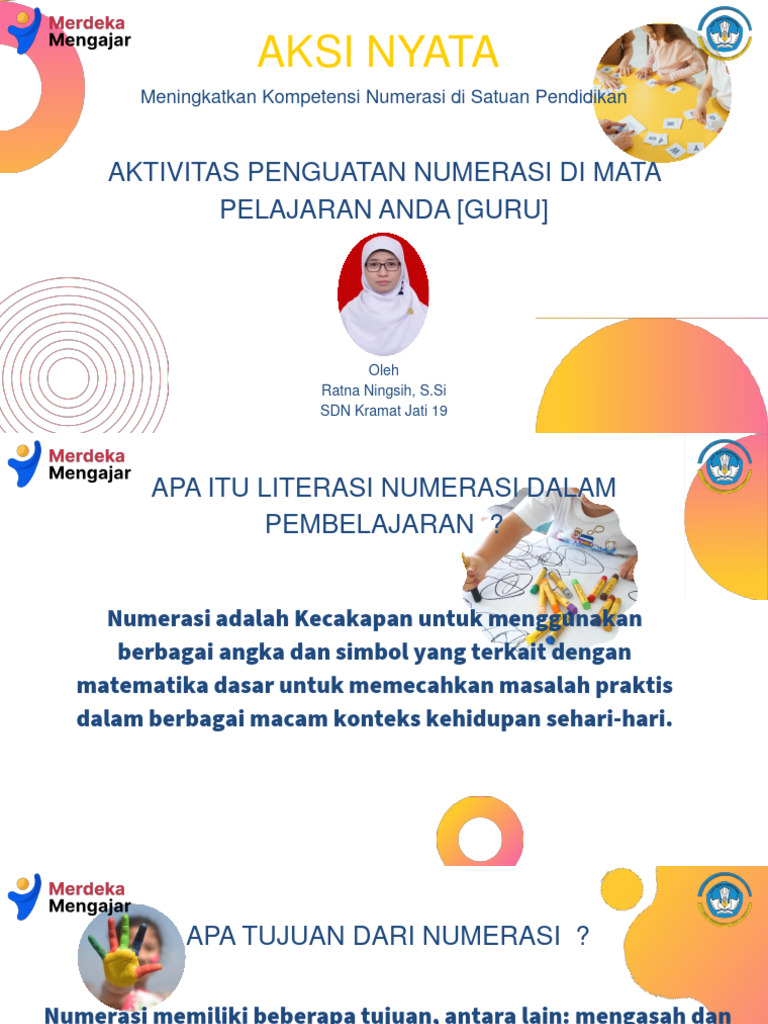 Aksi Nyata Meningkatkan Numerasi Ratna Ningsih | PDF