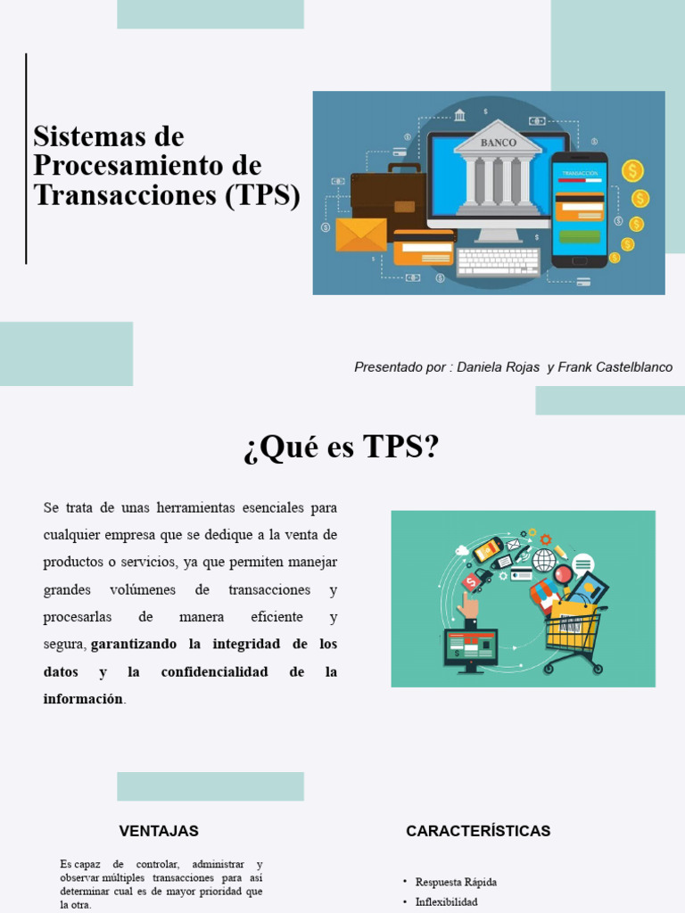 Sistemas de Procesamiento de Transacciones (TPS) | PDF