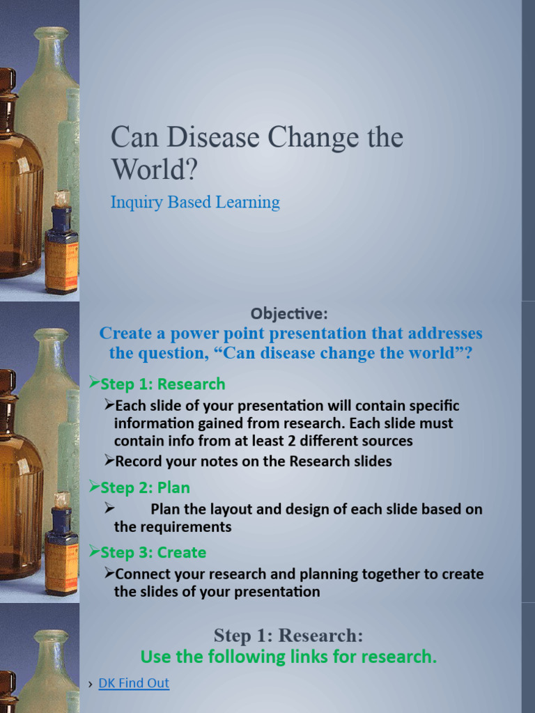 Can Disease Change The World Project | PDF