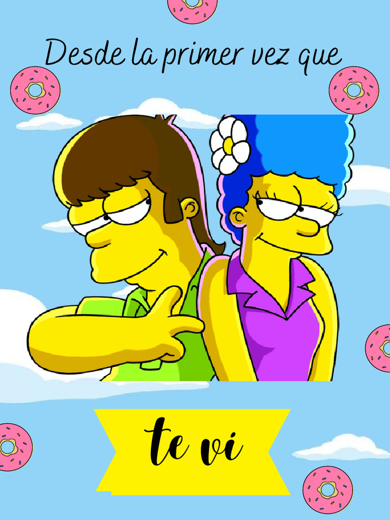 Plantilla Homero y Marge | PDF