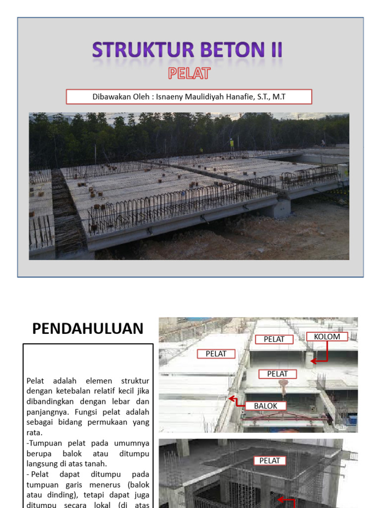 PDF 1. Pelat Bertulang | PDF
