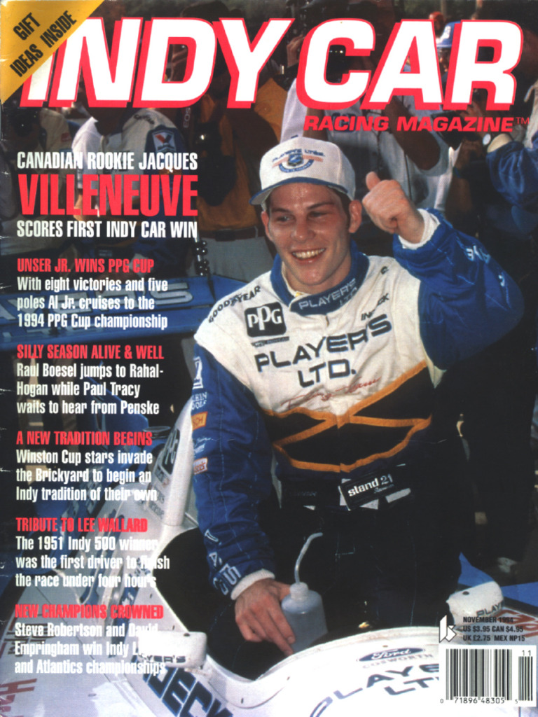 Indy Car Magazine November 1994 No Ads | PDF