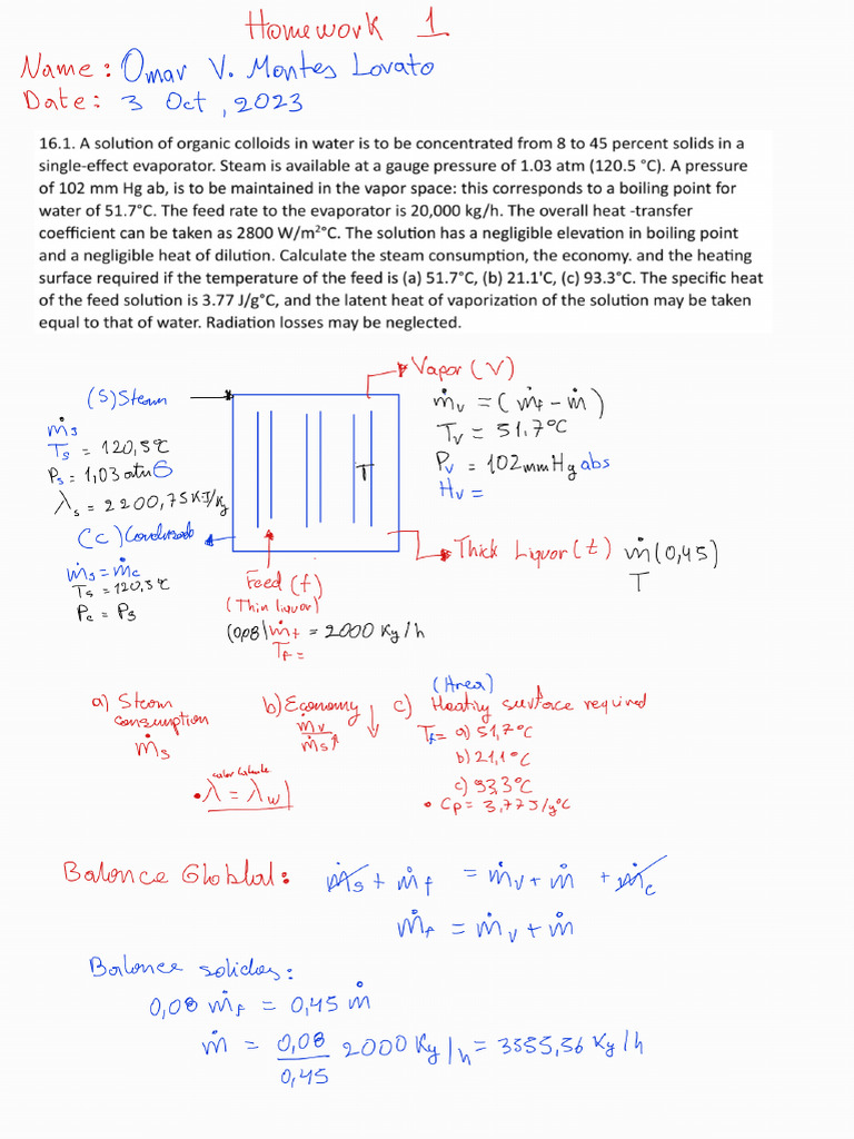 Homework 1 Unit Operation 1 Pdf