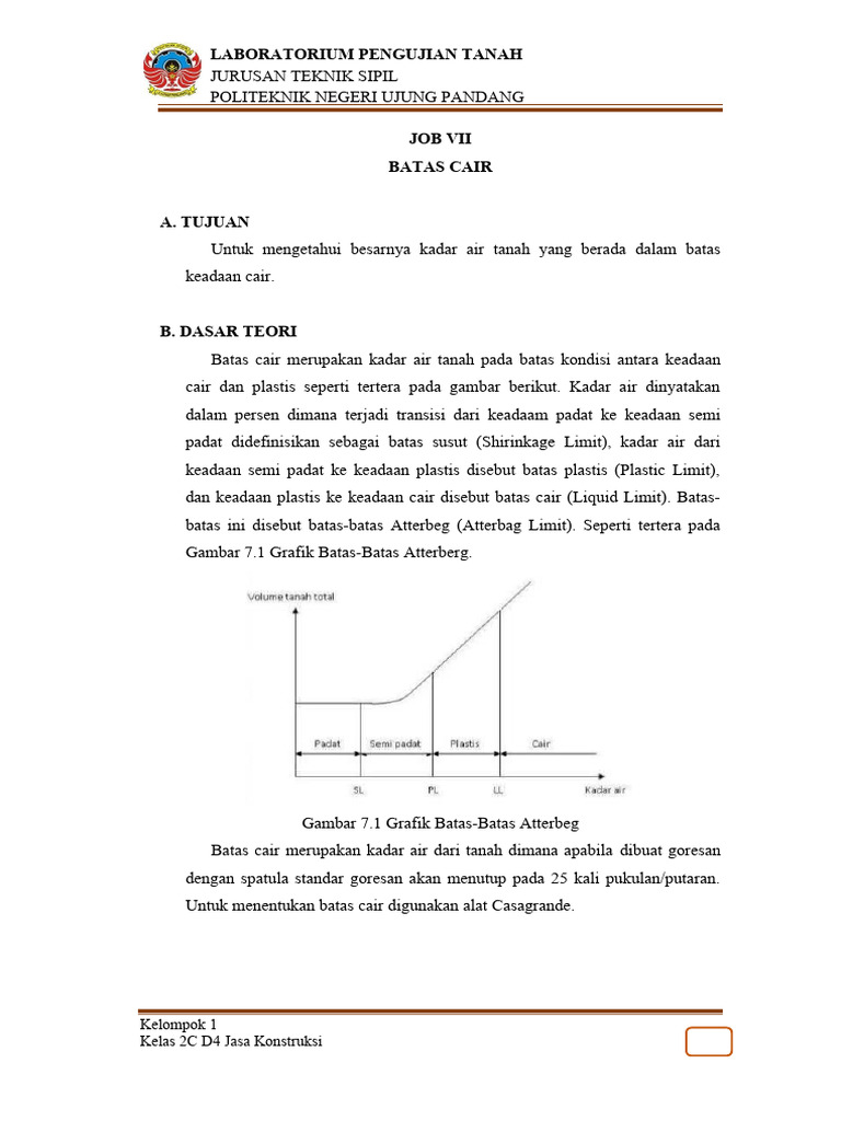Job 7 Batas Cair | PDF | Metode & Bahan Ajar | Sains & Matematika