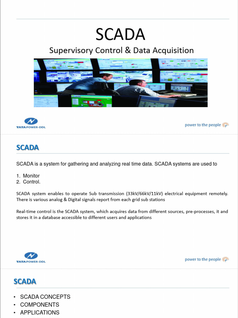 SCADA Training | PDF | Scada | Electrical Substation