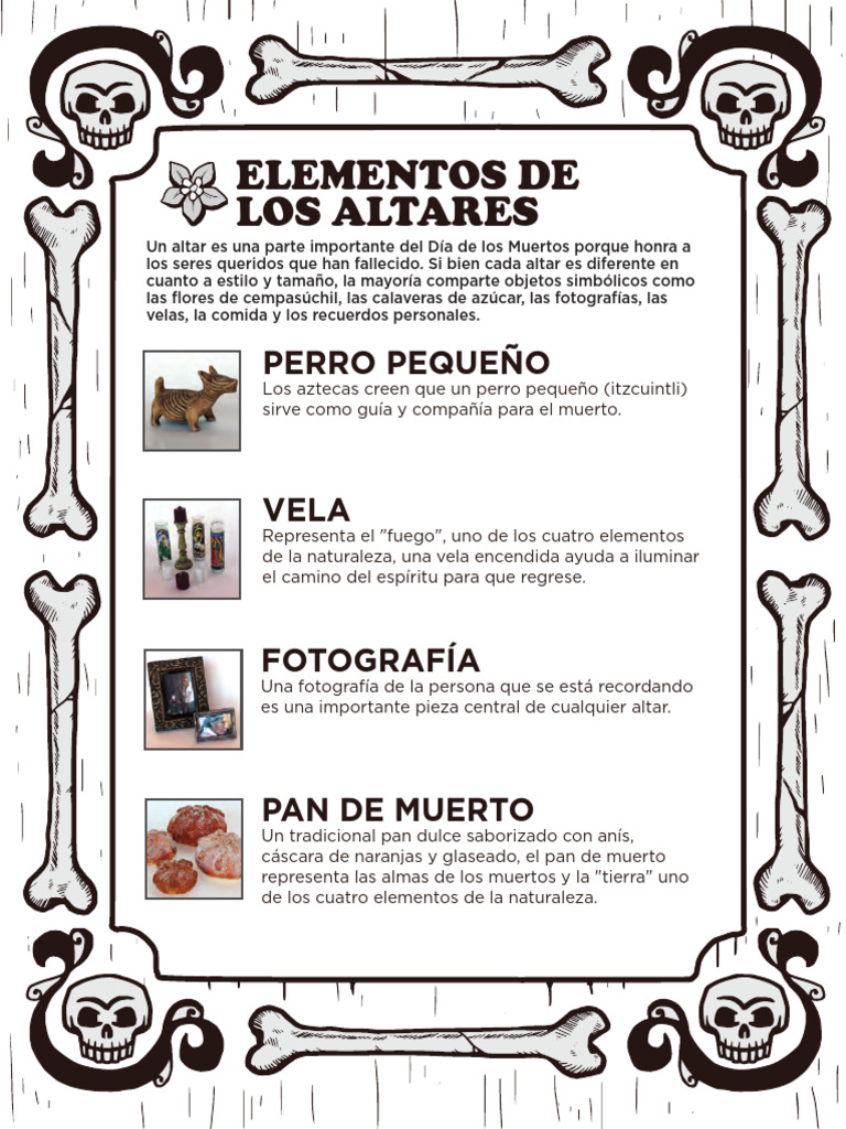 Altar Elements Spanish Flyer | PDF | Altar