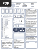 Ordem Paranormal - Ficha de Personagem Editável | PDF