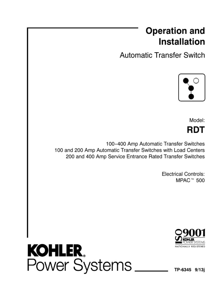 RDT 200 Owners Manual - MPAC 500 | PDF | Components | Building Engineering