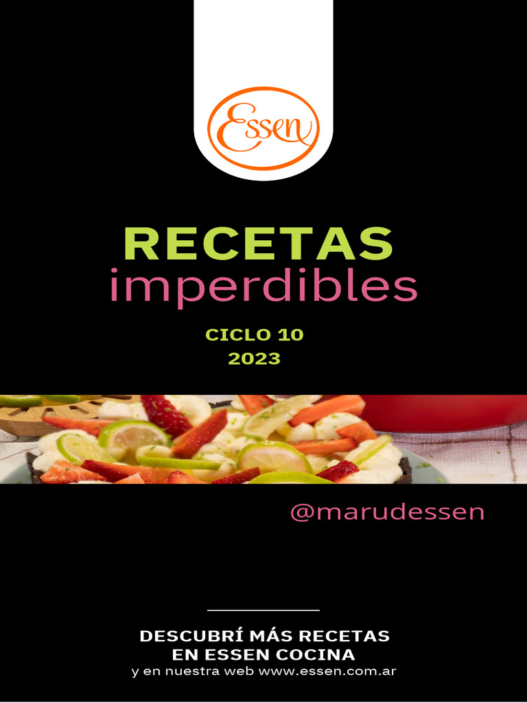 Recetario Ciclo 10 PDF | PDF | Panes | Relleno