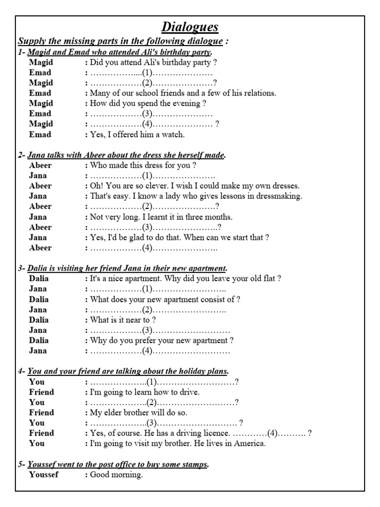 Dialogues Pdf
