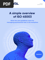 ISO 45003:2021 Standard | PDF | Occupational Safety And Health | Risk