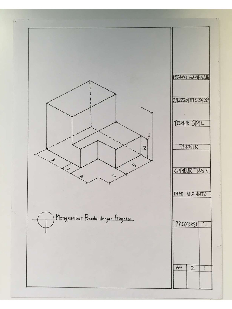 Proyeksi Isometri | PDF