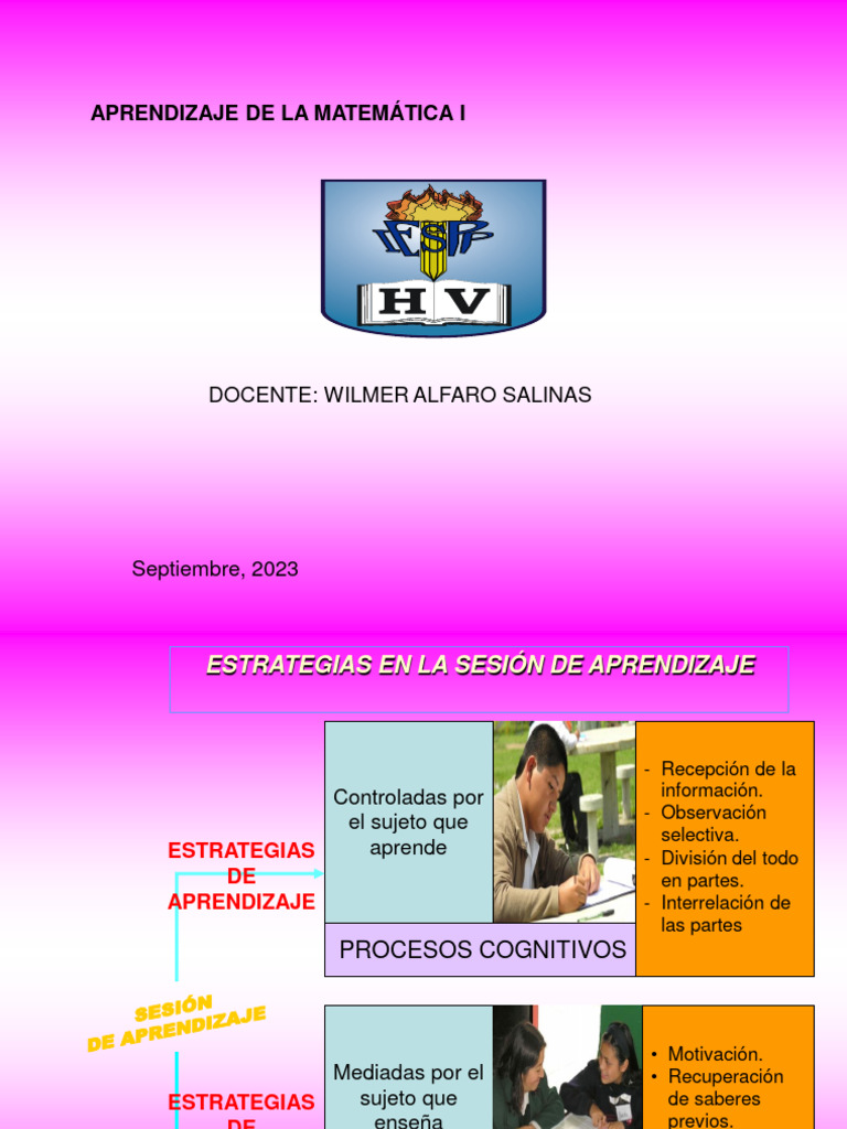 Sesion 5. Procesos Cognitivos | PDF | Aprendizaje | Evaluación