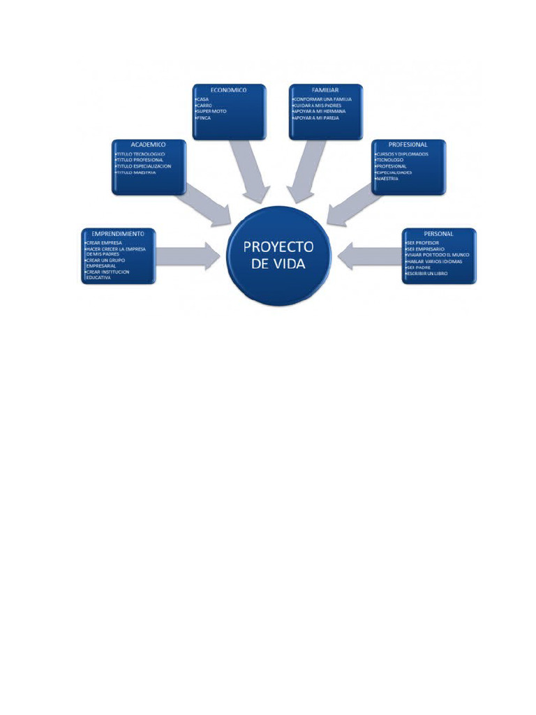 Mapa Proyecto de Vida | PDF