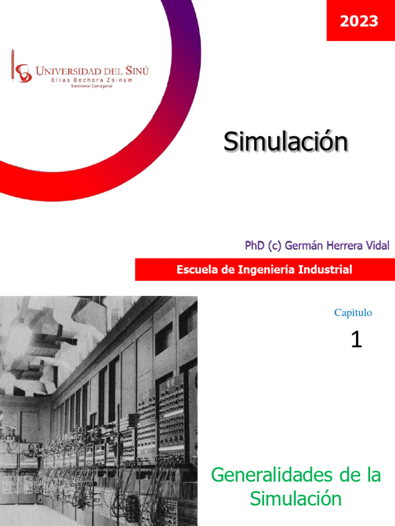 Capitulo 1. Generalidades de la Simulación | PDF | Simulación por ordenador | Simulación