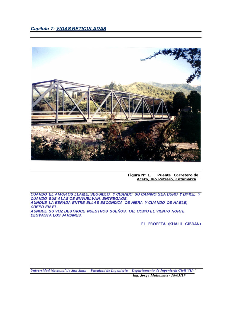 Vigas Reticuladas | PDF | Viga (Estructura) | Pandeo