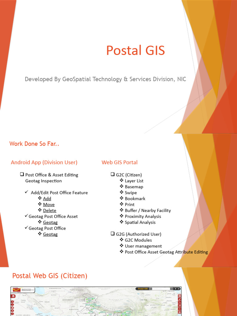 Postal GIS | PDF | Mobile App | Geographic Information System