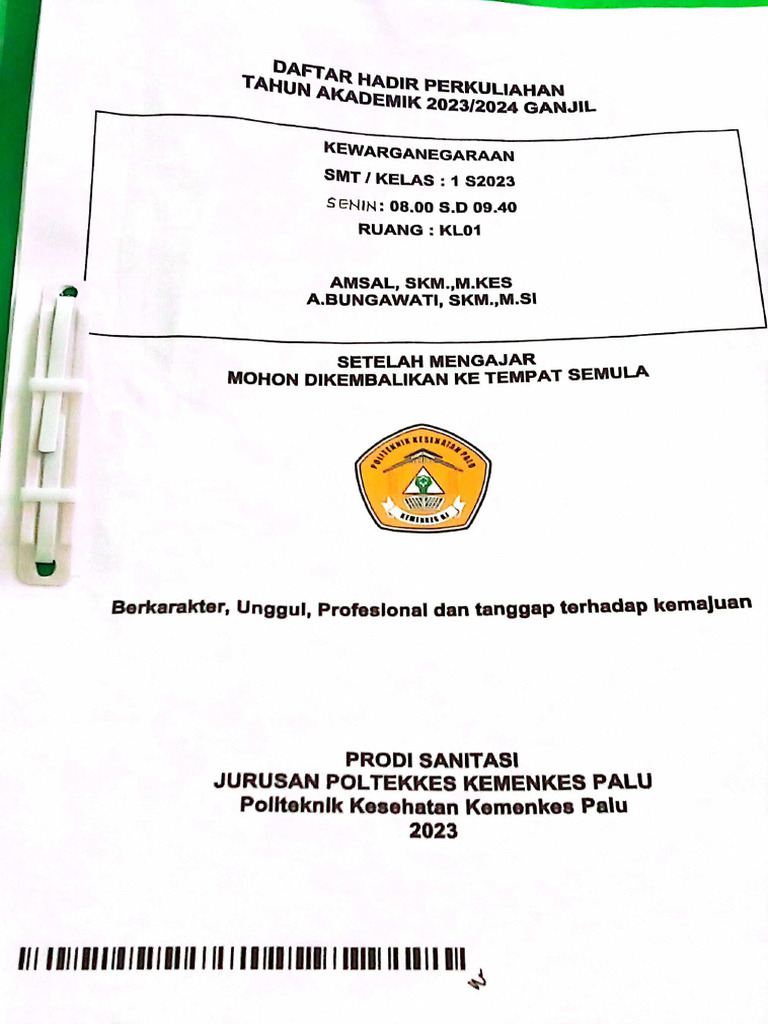 Absen TKT 1 Kewarganegaraan | PDF