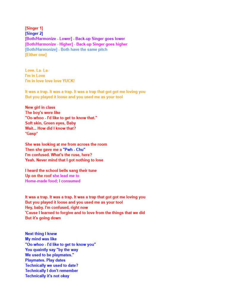 Static-P - Trap (Duet Ver | PDF